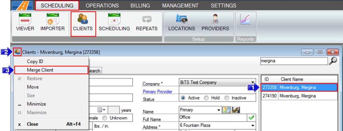 How to Merge Clients
